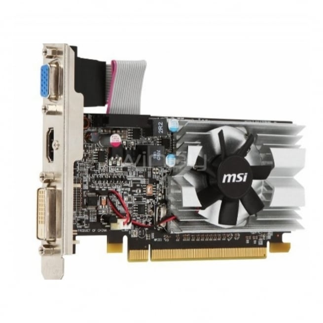 Tarjeta gráfica MSI, AMD Radeon HD6450 1GB - R6450-MD1GD3/LP - Winpy.cl