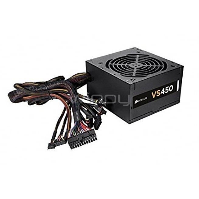 Fuente de poder Corsair Series VS450 cetificada 80+ White - CP-9020170 ...