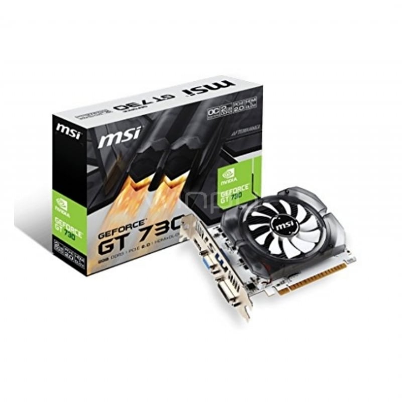 Tarjeta de Video MSI GeForce GT 730 - 2GB - N730-2GD3V3 - Winpy.cl