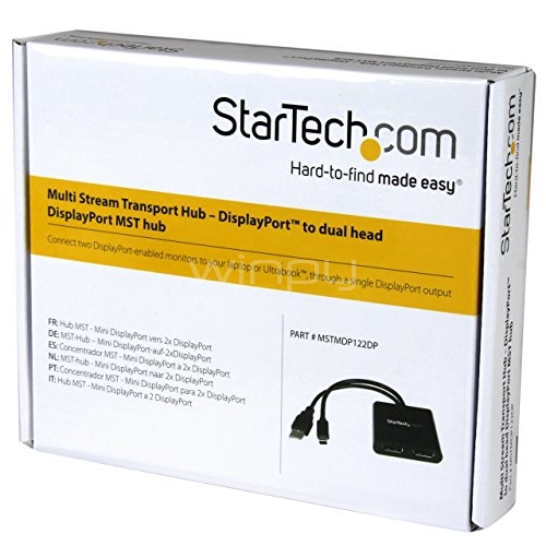 Adaptador Splitter StarTech de Mini DP a 2 puertos DisplayPort (mDP ...