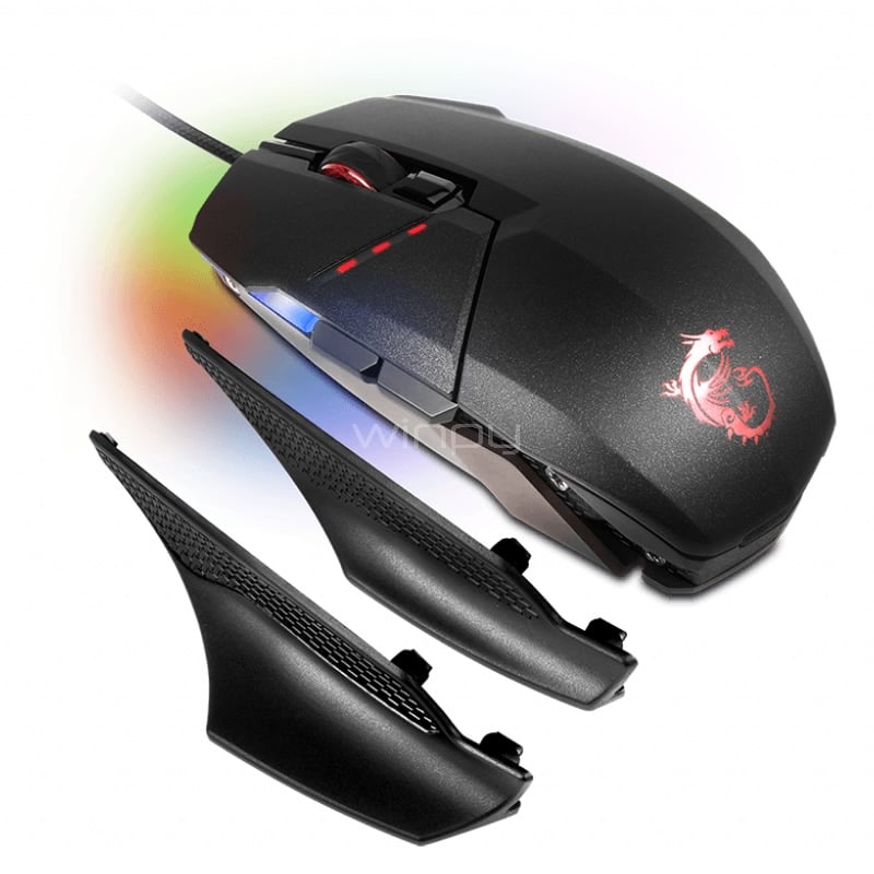 Mouse Gamer MSI Clutch GM60 (Sensor PMW3330, 1000-3600dpi, RGB, Negro ...