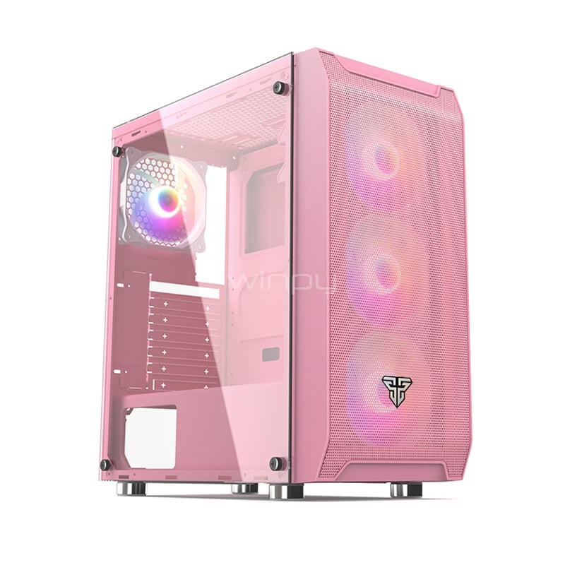 Gabinete Fantech CG-80 AERO Sakura Edition - CG-80 AERO PINK - Winpy.cl