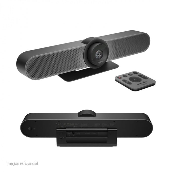 Cámara de videoconferencias Logitech MeetUp + Expansión Mic Black ...