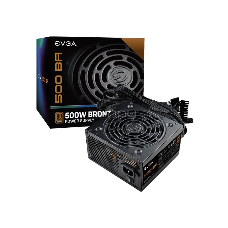 Fuente de Poder EVGA 500 BA de 500 Watts - 100-BA-0500-K5 - Winpy.cl