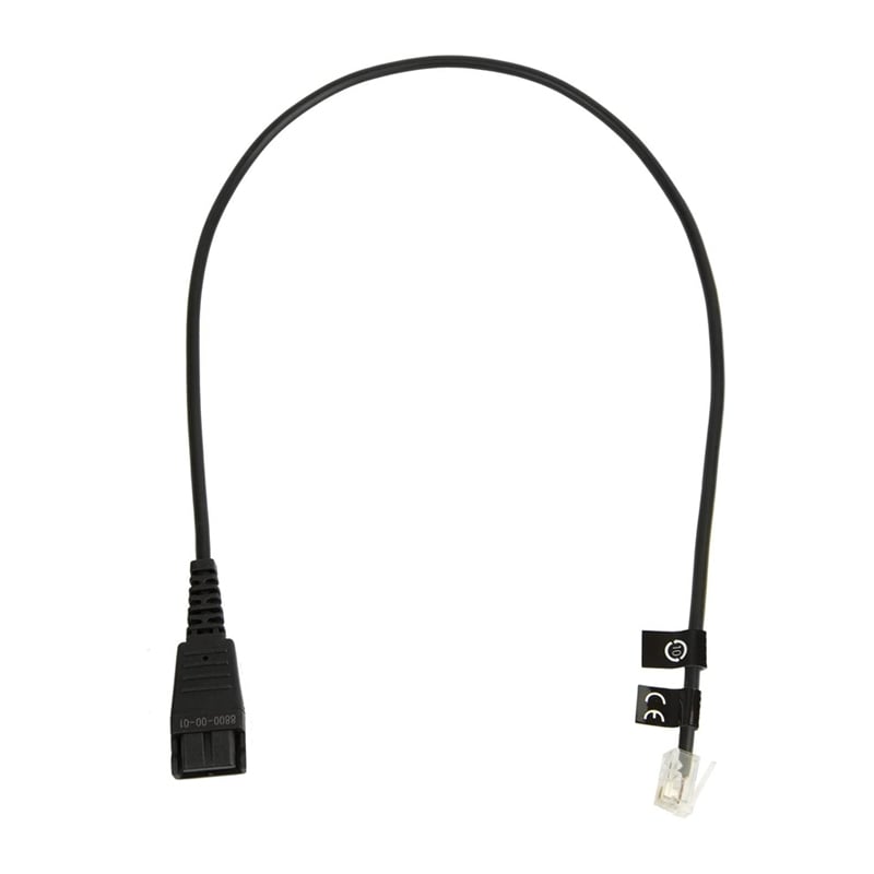 Cable Adaptador Jabra QD a Modular RJ - 8800-00-01 - Winpy.cl