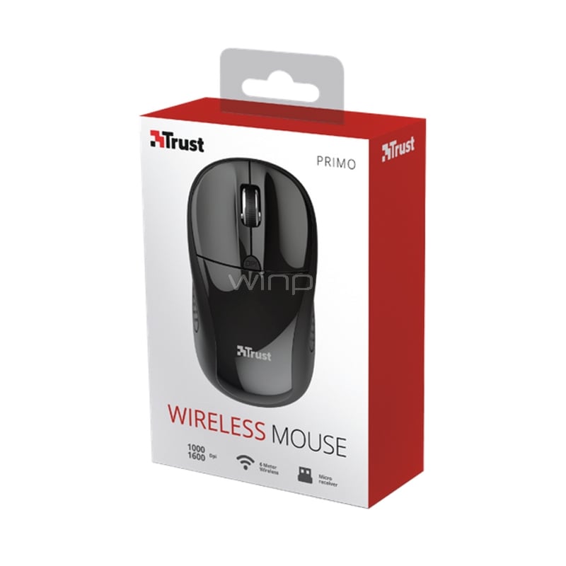 Mouse Trust Primo Inalámbrico - 20322 - Winpy.cl