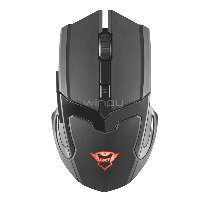 Mouse Gamer Trust GXT 101 GAV Inalámbrico (2.000dpi, Dongle USB, LED ...