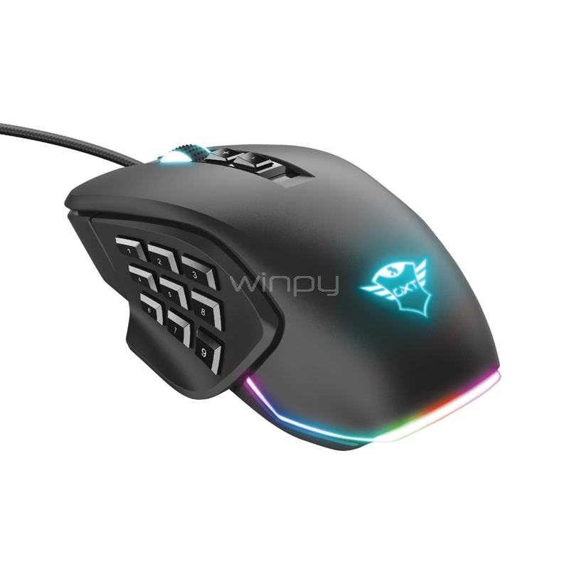 Mouse Gamer Trust GXT 970 Morfix Customisable - 23764 - Winpy.cl