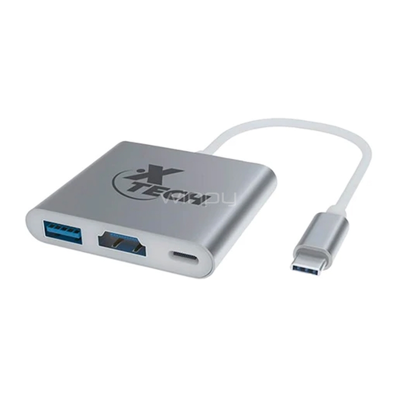 Adaptador Multipuerto Hub Xtech con Video - XTC-565 - Winpy.cl