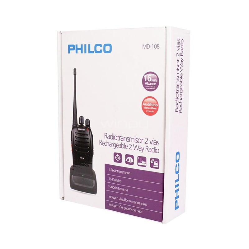 Radiotransmisor UFH-VHF Philco MD-108 - 33PHLMD108 - Winpy.cl