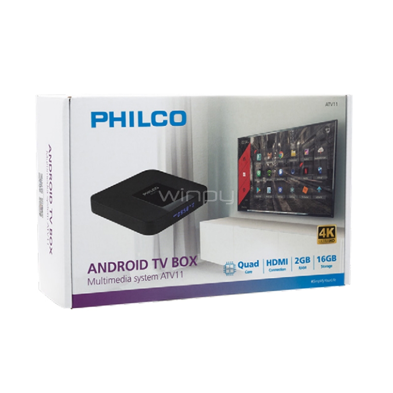 Smart Tv Box Philco ATV 11 Ultra HD 4K - 31PLCATV11 - Winpy.cl