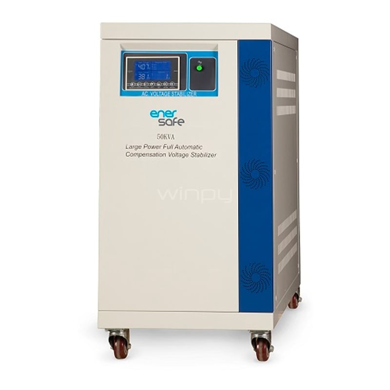 Estabilizador de Voltaje Enersafe de 50kVA/8kW - EVTRI50KVA - Winpy.cl