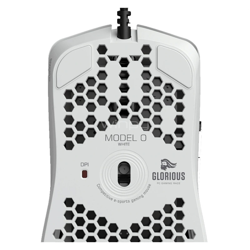 Mouse Gamer Glorious Model O (Pixart PMW-3360, 12.000dpi, Blanco Matte ...