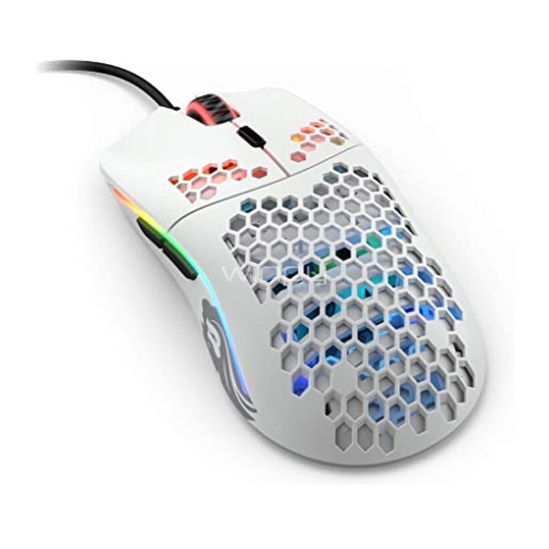 Mouse Gamer Glorious Model O (Pixart PMW-3360, 12.000dpi, Blanco Matte ...