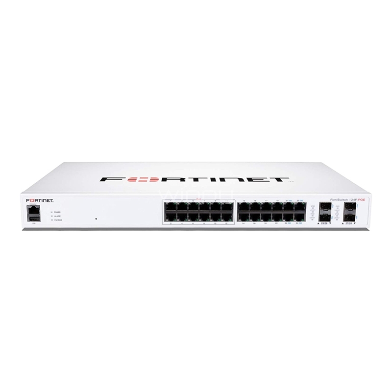 Switch Fortinet FortiSwitch de 24 Puertos (L2+, 128 Gbps, SFP, PoE, 185 ...