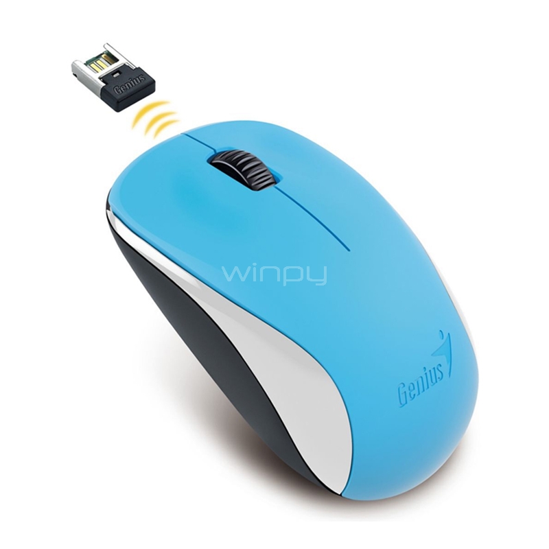 Mouse Genius NX-7000 Inalambrico (Dongle USB, 1200DPI, Azul) | 31030016402