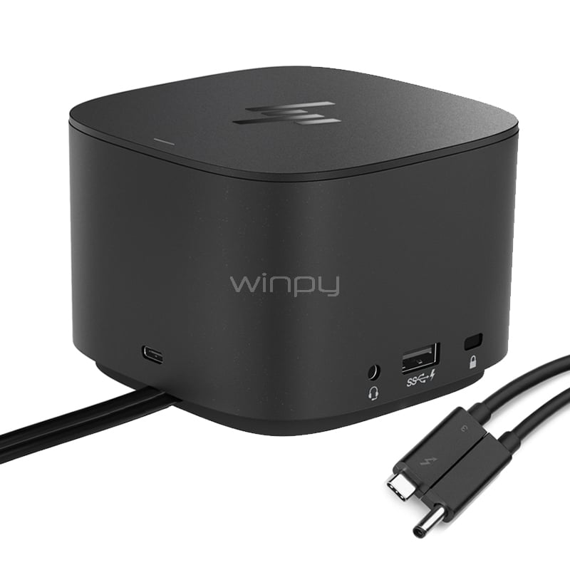 Estación de Acoplamiento HP Thunderbolt G2 USB-C - 3TR87AA#ABA - Winpy.cl