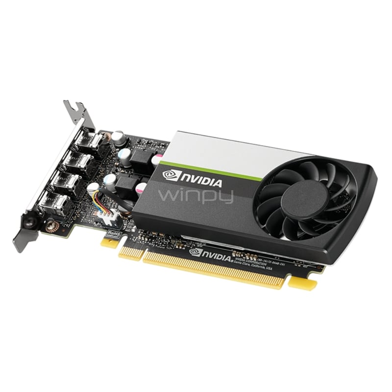 Tarjeta de Video PNY Nvidia Quadro T1000 de 4GB GDDR6 - VCNT1000-PB ...