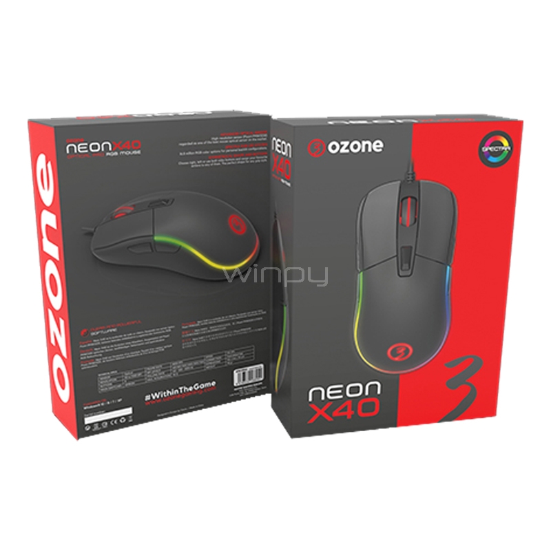 Mouse Gamer Ozone Neon X40 - 100OZ00006 - Winpy.cl