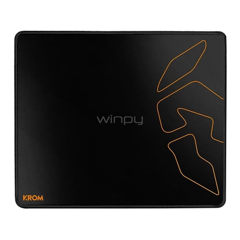 MousePad Krom Knout Speed Deslizamiento (32 x 27cm, Negro) | 106KR00002
