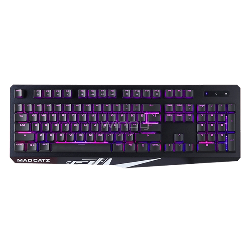 Teclado Gamer Mad Catz Strike 2 RGB - 108MD00001 - Winpy.cl