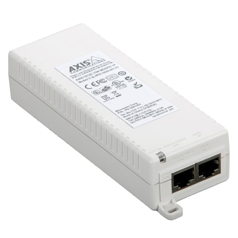 Inyector PoE AXIS T8120 (PoE+, 15W) | 5026-202
