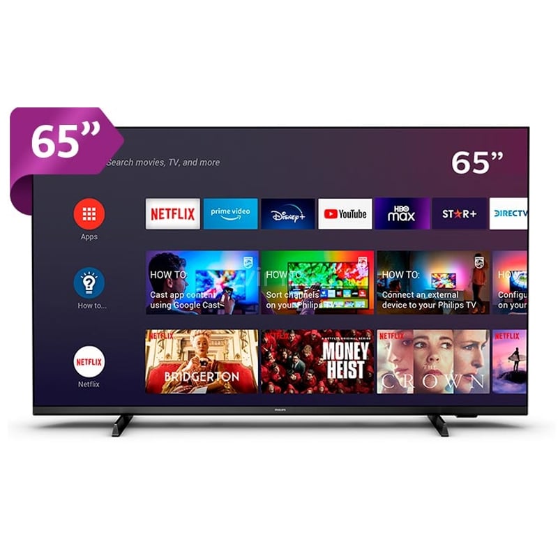 Televisor Philips SmartTV de 65“ - 65PUD7406 - Winpy.cl