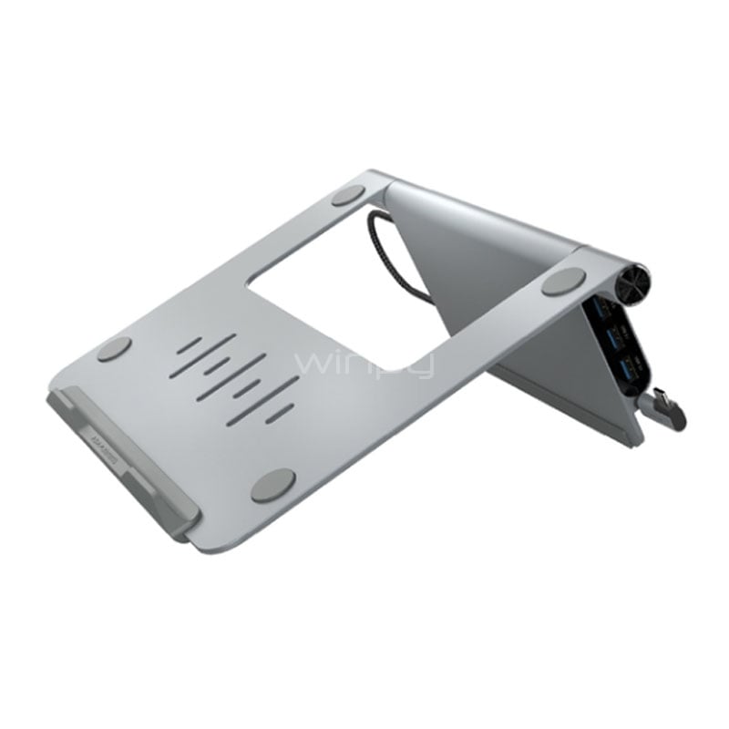Soporte Adam Elements CASA Hub Stand para MacBook (USB-C, HDMI, Gris ...