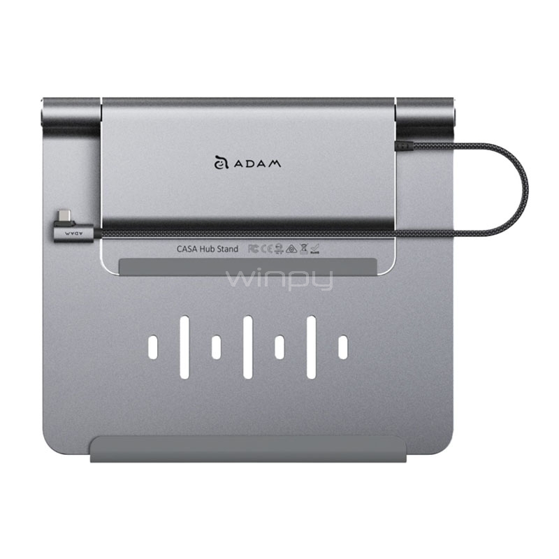Soporte Adam Elements CASA Hub Stand para MacBook (USB-C, HDMI, Gris ...