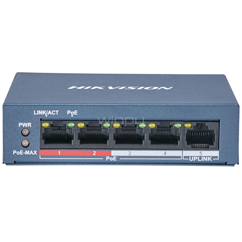 Switch Hikvision de 4 Puertos - CC5364 - Winpy.cl