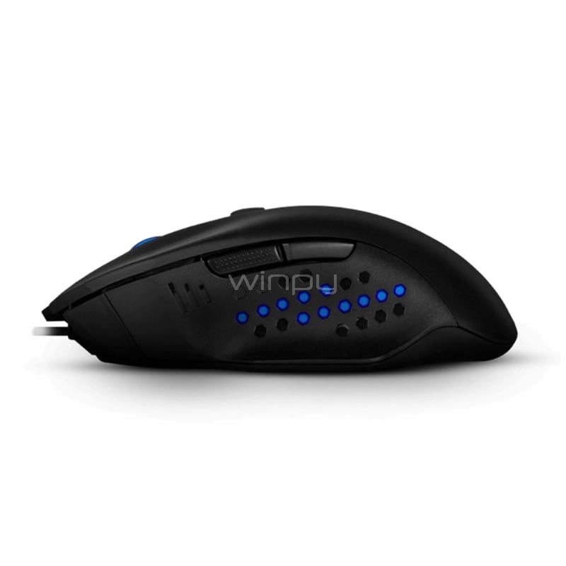 Mouse Redragon Gainer M610 RGB (Pixart 3168, 3.200dpi, Negro) | M610