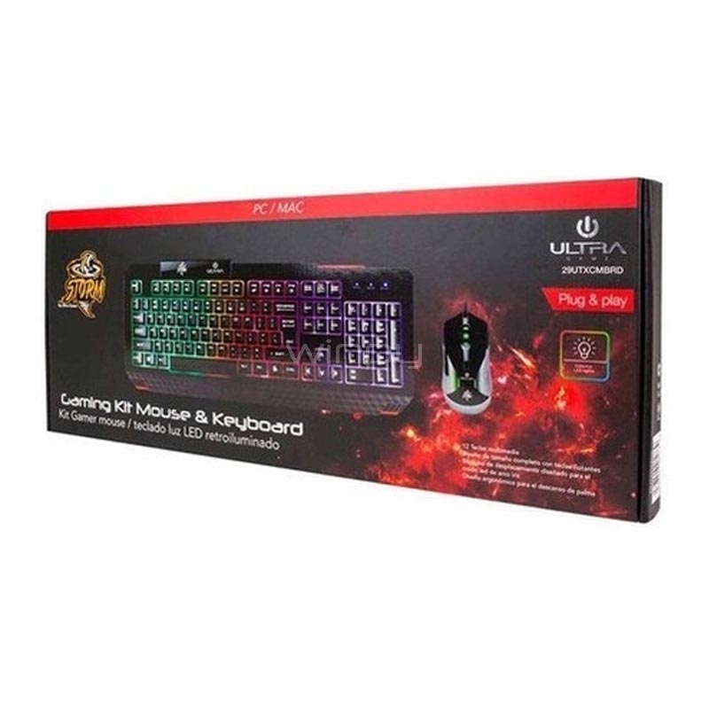 Kit Gamer Teclado + Mouse Ultra - 29UTXCMBRD - Winpy.cl