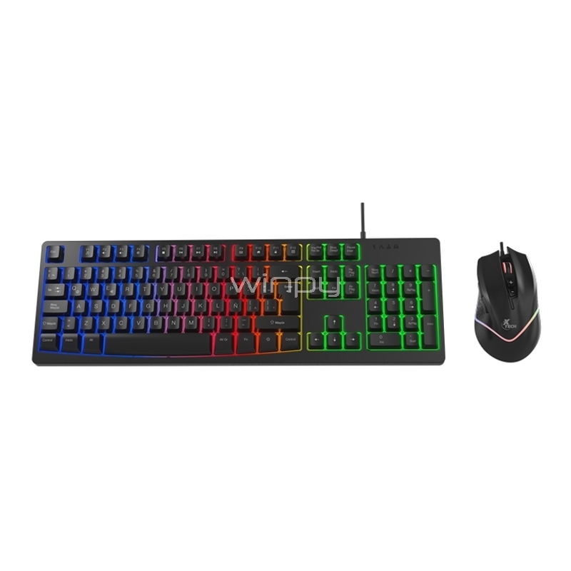 Kit Gamer Teclado + Mouse XTech Antec (6.400dpi, Anti-Ghosting, Español ...