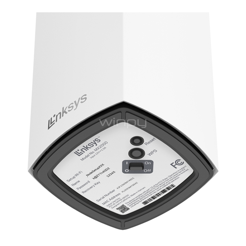 Sistema WiFi 6 Linksys MX2002 Doble Banda - MX2002 - Winpy.cl