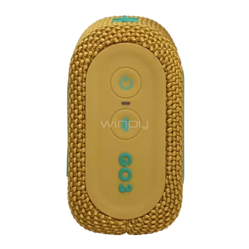 Parlante Bluetooth JBL Go 3 (4.2 Watts, IP67, Amarillo) | JBLGO3YELAM
