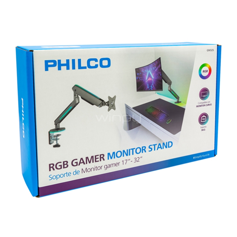 Soporte de Monitor Articulado Philco de 17“ a 32“ - 86SPPGM32S - Winpy.cl