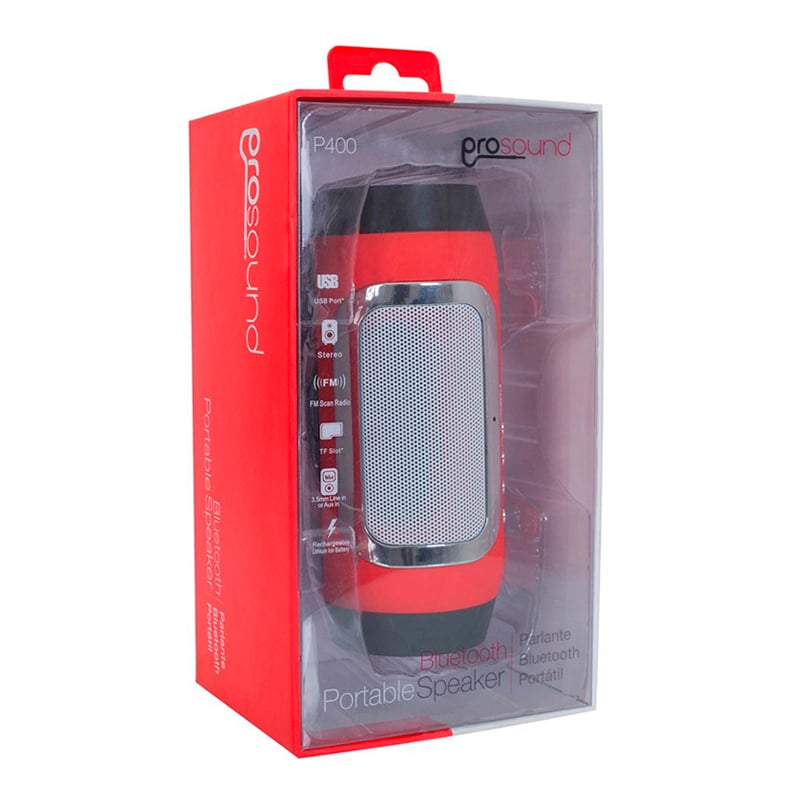 Parlante Bluetooth Prosound P400 de 4 W - 32PRXP400R - Winpy.cl
