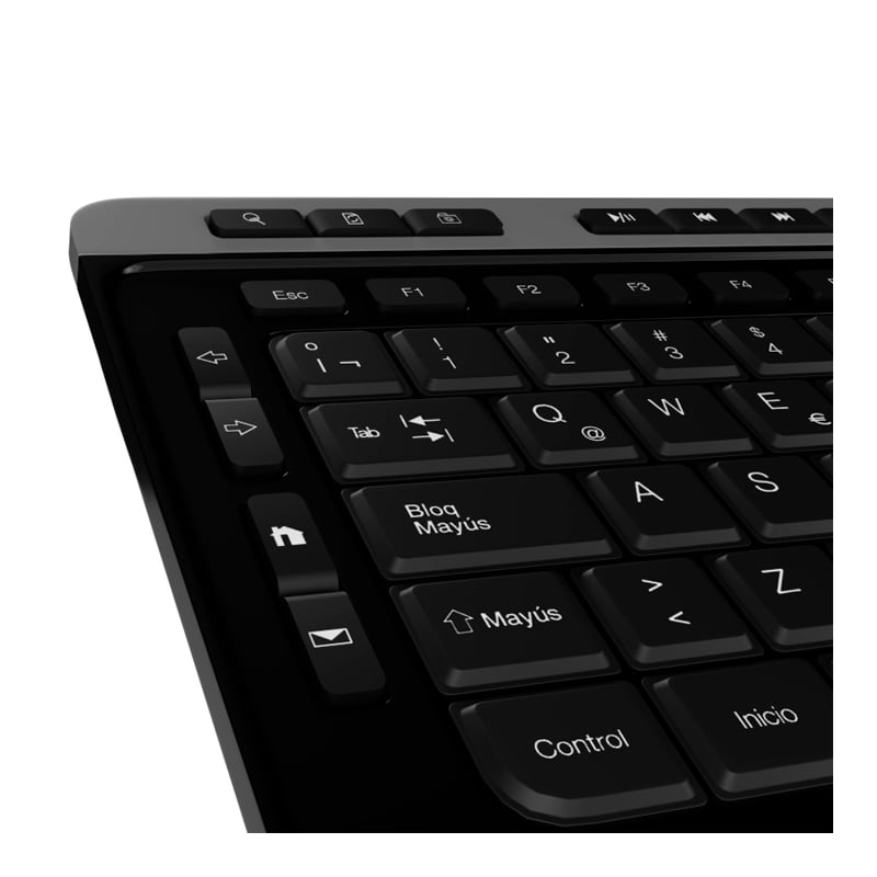 Kit Teclado + Mouse Klip Xtreme Magnifik Wireless Duo - KBK-520 - Winpy.cl