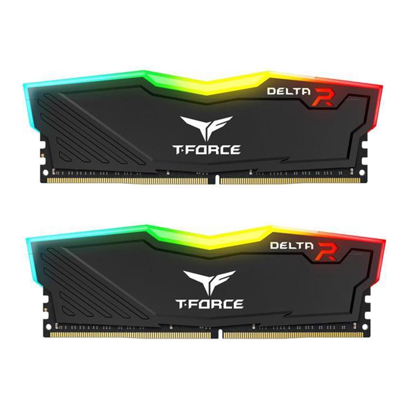Kit de Memoria RAM T-Force Delta RGB de 16GB (8GB x2, DDR4, 3200MHz ...