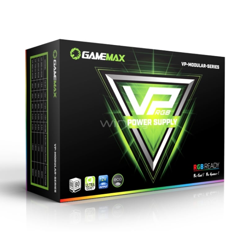 Fuente de Poder GameMax VP-700-RGB-M de 700W - VP-700-RGB-M - Winpy.cl