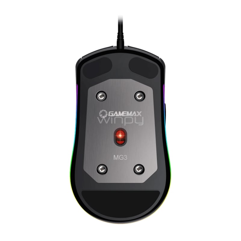 Mouse Gamer GameMax MG3 Black RGB - GameMax MG3 Black - Winpy.cl