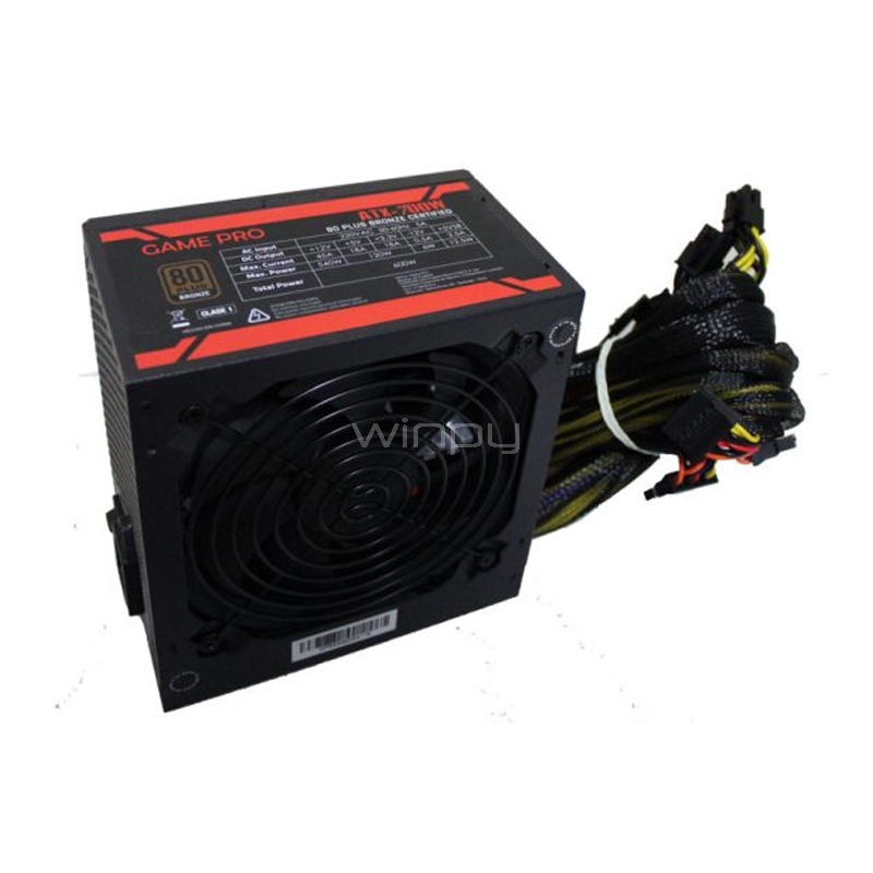 Fuente de Poder Game Pro de 700W - Game Pro 700W - Winpy.cl