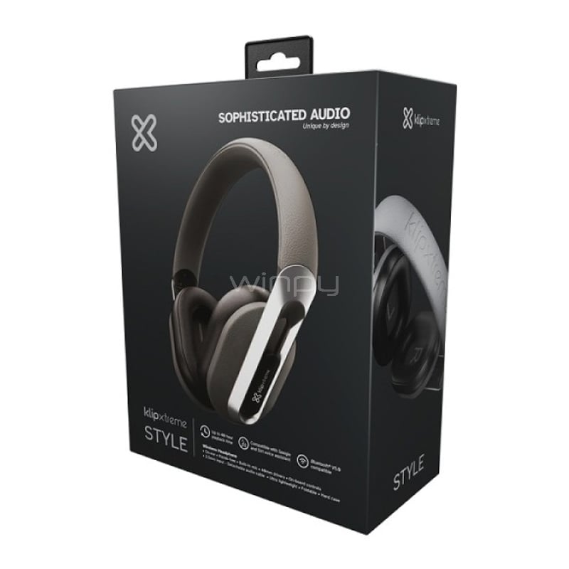 Audífonos Bluetooth Klip Xtreme Style - KWH-750GR - Winpy.cl