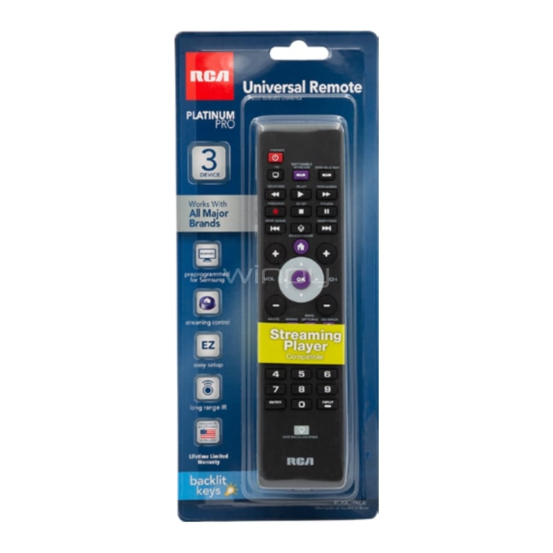 Control Remoto RCA 3 Dispositivos - 25RCARCR03 - Winpy.cl