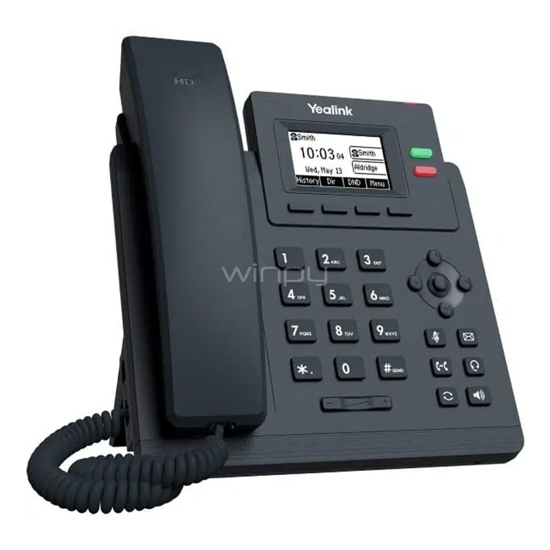 Teléfono IP Yealink SIP-T31G Conferencia de 5 vías - SIP-T31G - Winpy.cl