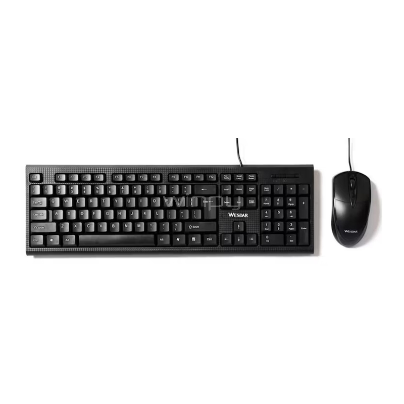 Kit Teclado + Mouse Wesdar KM5 - 100510050006 - Winpy.cl
