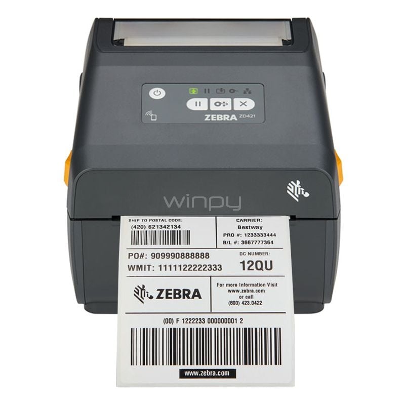 Impresora de Etiquetas Zebra ZD421t - ZD4A042-301E00EZ - Winpy.cl