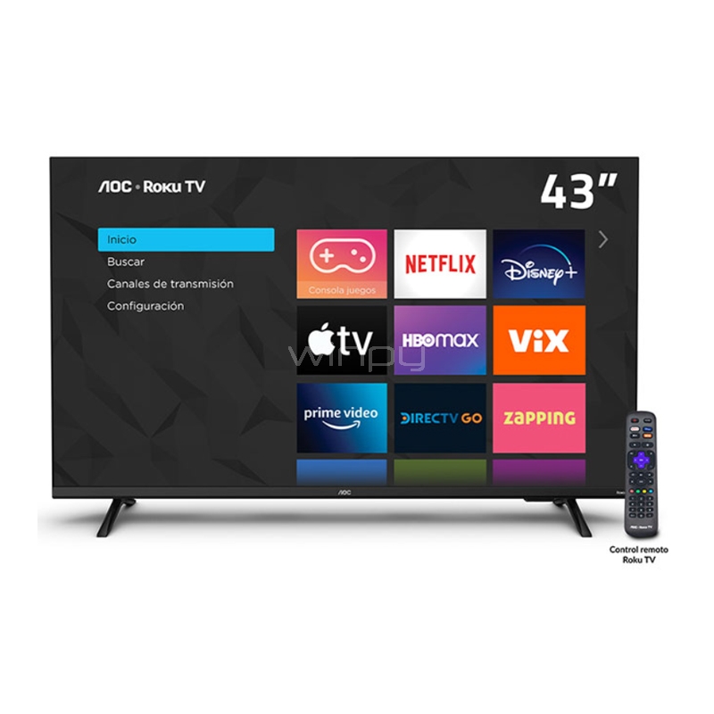 Televisor AOC ROKU de 43“ - 43S5135 - Winpy.cl