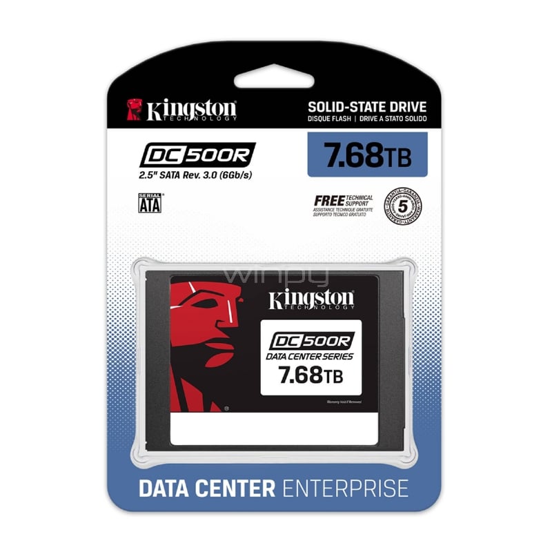 Disco SSD Kingston Data Center Enterprise DC600M de 7.68TB - Winpy.cl