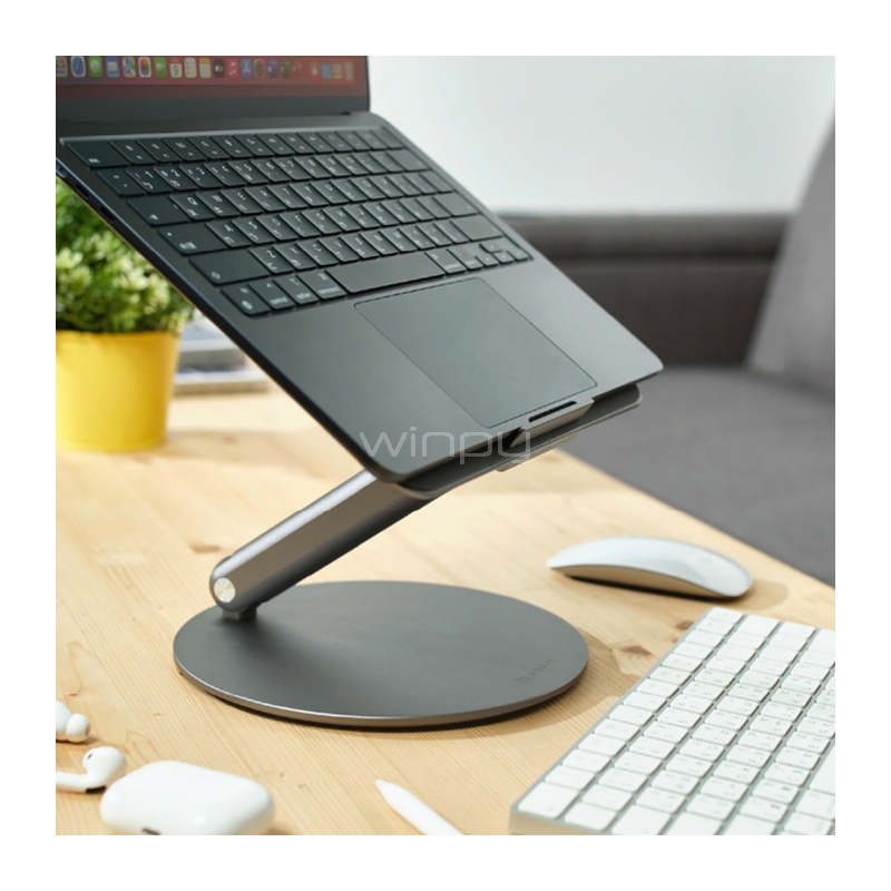 Soporte Stand Adam Elements Mac 360 para Macbook - AACADM360GY - Winpy.cl
